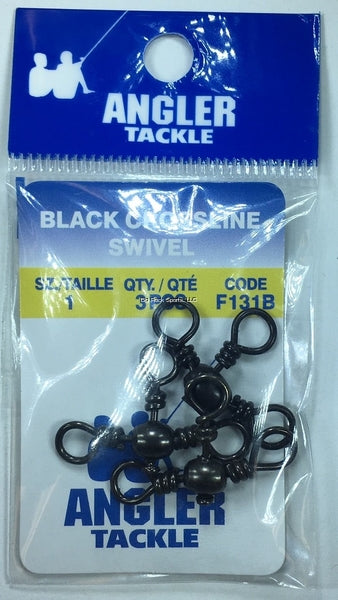 Angler Black Crossline Swivel - Black – TW Outdoors