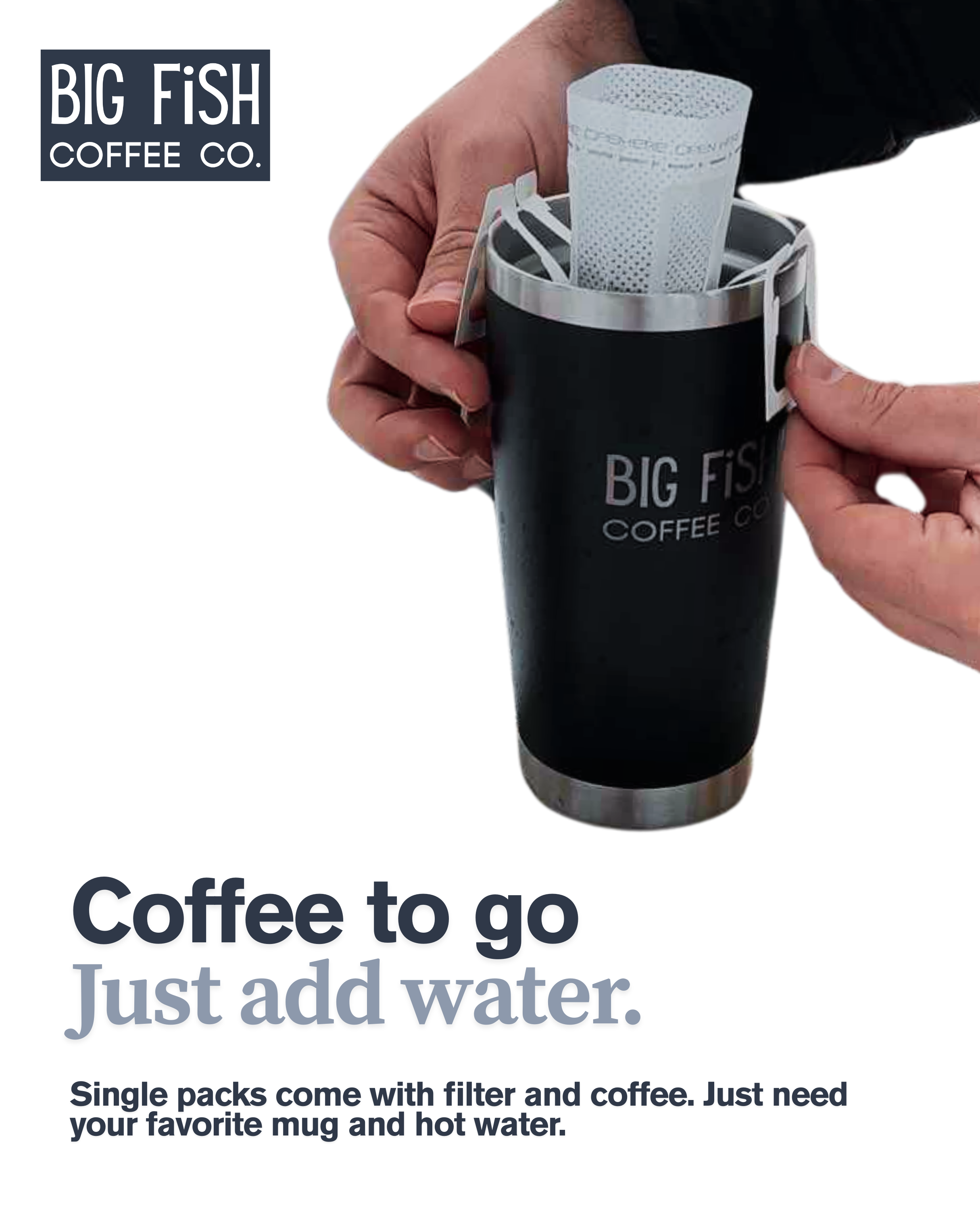 Big Fish Coffee Co. - Single Pour Coffee Packets – TW Outdoors