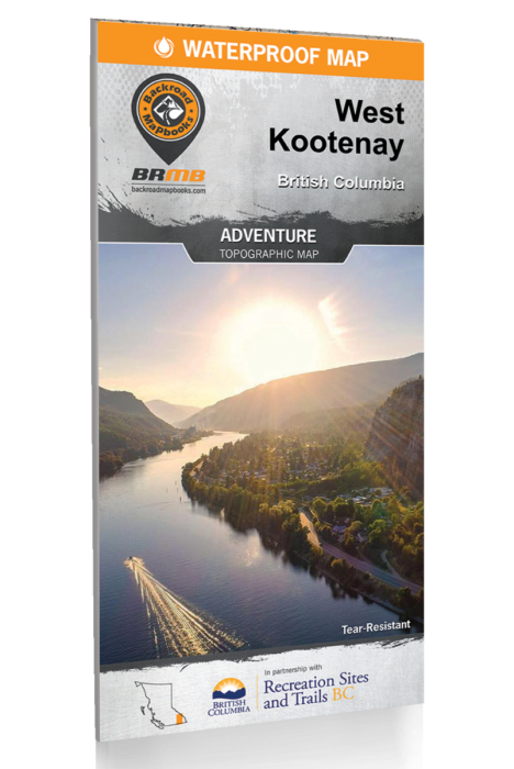 Backroad Mapbooks Waterproof Map - West Kootenay BC - Adventure - 3rd ...