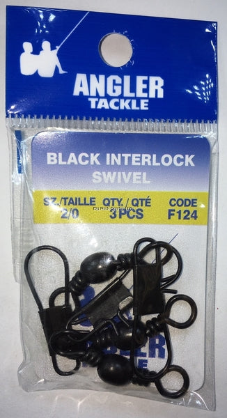 Angler Black Interlock Swivel – TW Outdoors