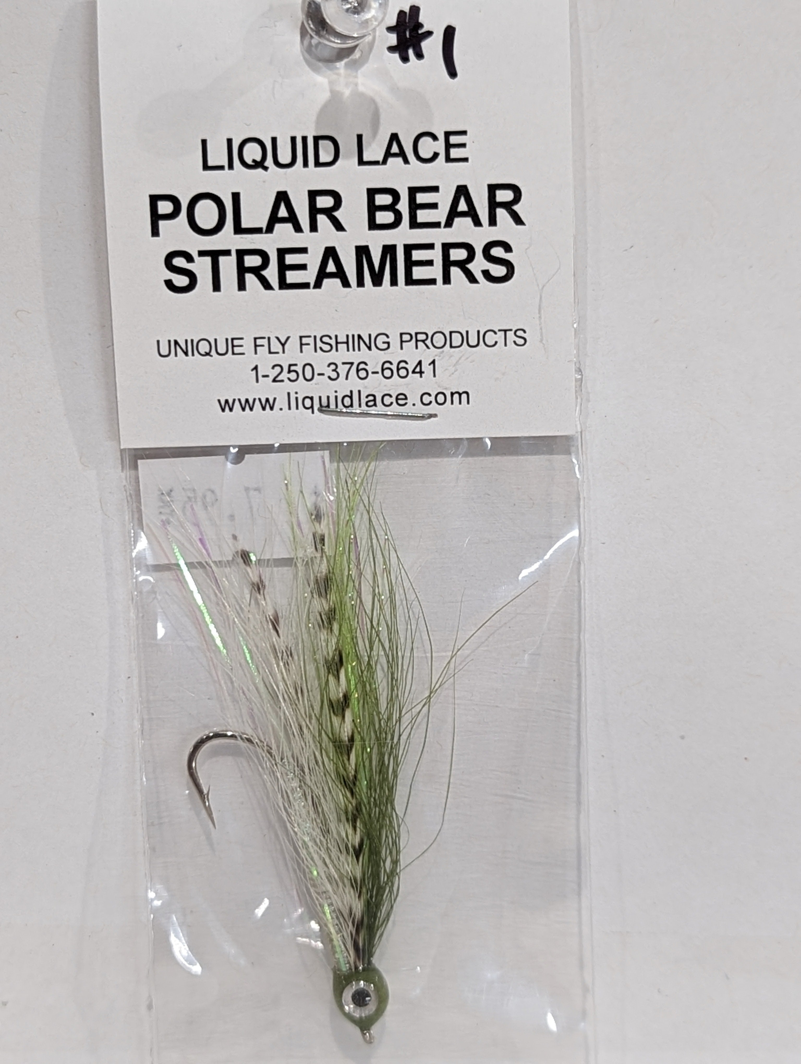 Liquid Lace Polar Bear Mini Streamers (Canada Only) – TW Outdoors